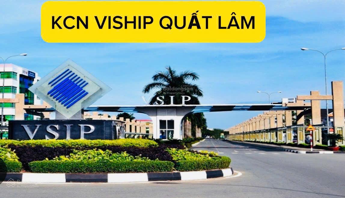 ĐẤT NỀN KHU CÔNG NGHIỆP VISHIP QUẤT LÂM . ĐÓN SÓNG KCN KHỞI CÔNG